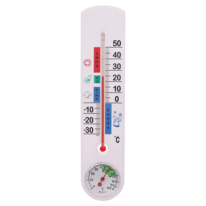 🌡️ပူချိန်နှင့်စိုထိုင်းဆတိုင်းကိရိယာ🌞Thermometer🌿Hygrometer 2‑in‑1🌡️ ...