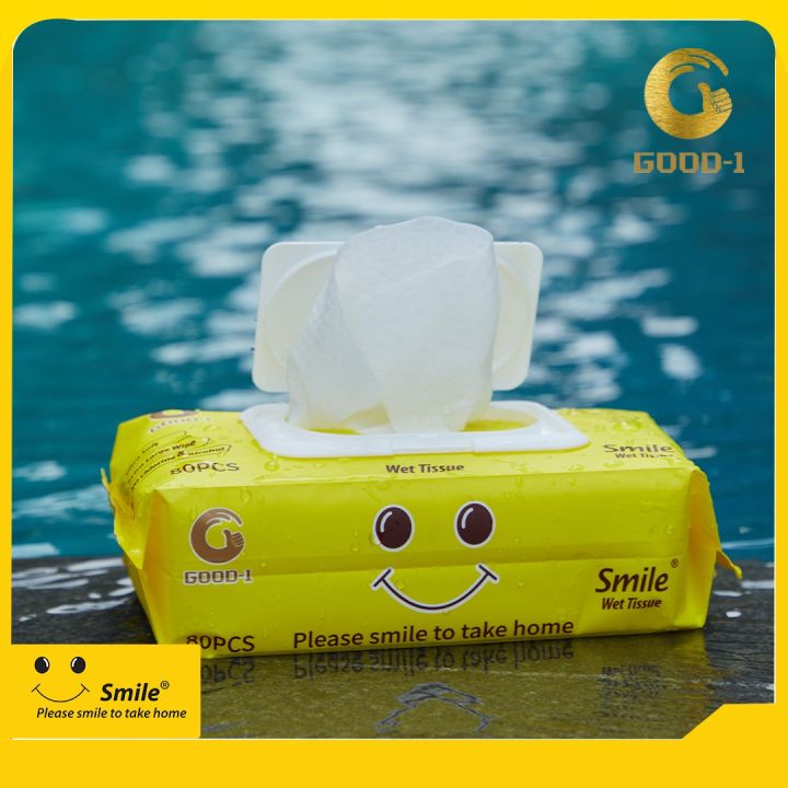 Smile Wet Tissue 80's (3pack)-Original | Shop.com.mm