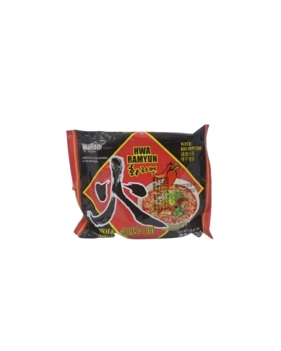 Paldo Korean Hwa Ramyun Noodle Hot & Spicy 120gm | Shop.com.mm