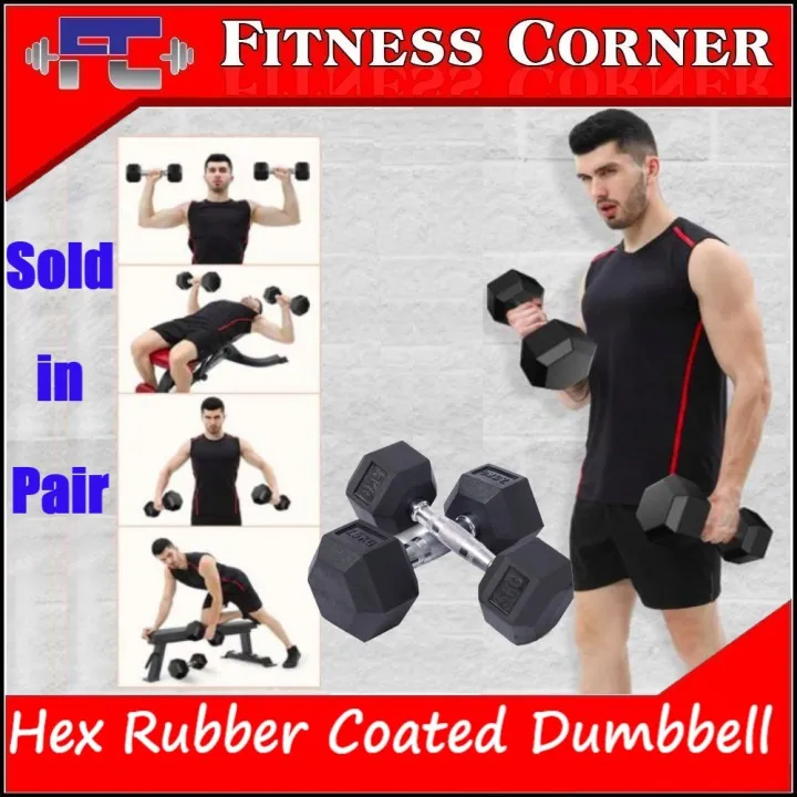 [FC]Hex Dumbbell (Sold in Pair)/ Dumbbell weights dumb bell set | Shop ...