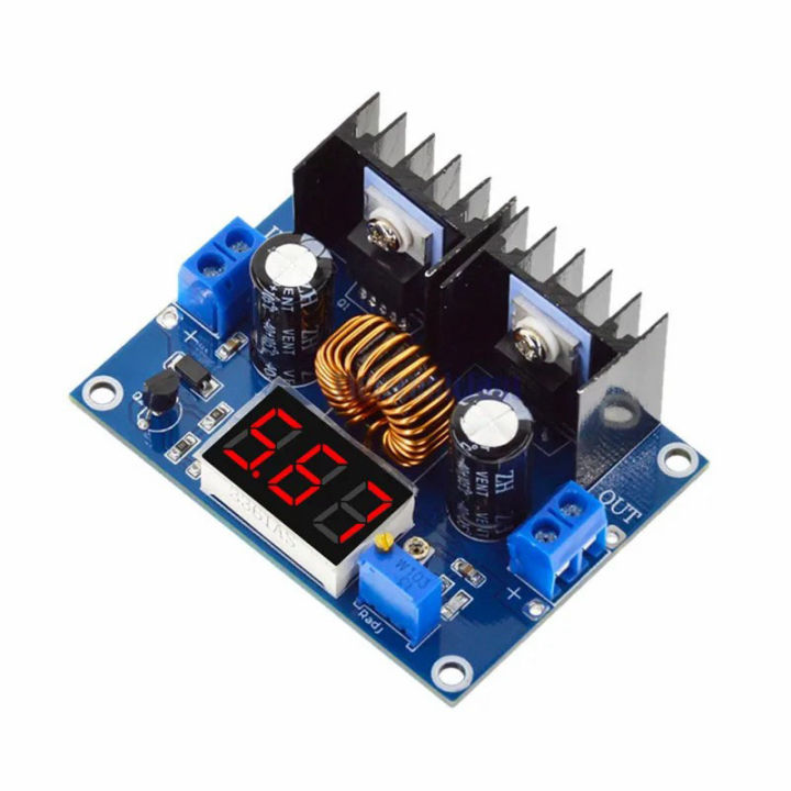 LED Voltmeter PWM Adjustable 4-36V To 1.25-36V Step-Down Board Module ...