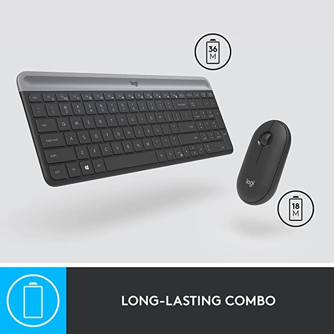 Logitech Mk470 Slim Wireless Keyboard And Mouse Combo Mm