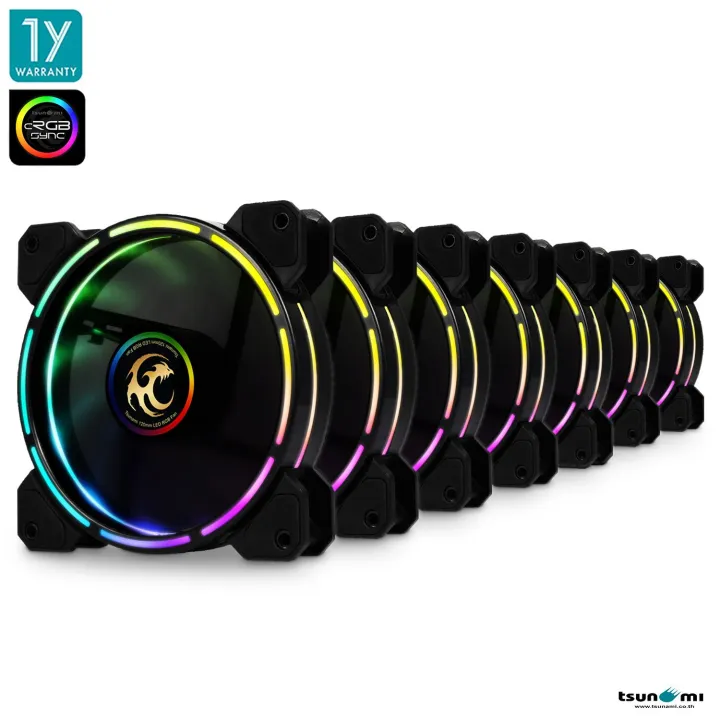 (Preorder) (Preorder) Tsunami Tron Series (cRGB Sync) RGB Cooling Fan ...