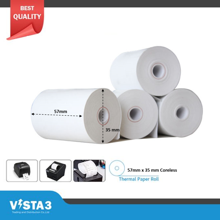 FoodPanda Paper Roll 57x35, Thermal Receipt Paper, POS Paper, Slip ...
