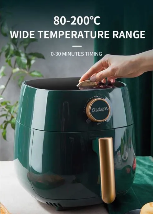 Aiden Manual Air fryer with Ceramic Coating (AI358M) | Shop.com.mm