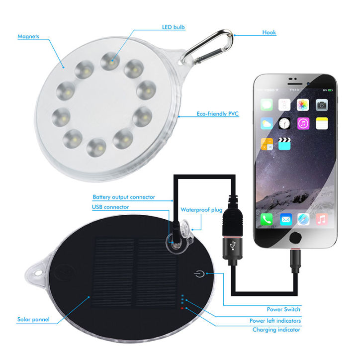 Uranus Magnetic Solar Lantern LED (USB Pro 2.0) | Shop.com.mm