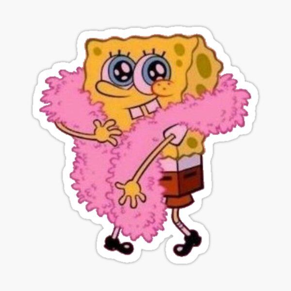 Spongebob Sticker | Best for Laptop , Notebooks , luggage decoration ...