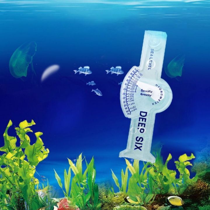 New Portable Seawater Hydrometer Automatic PVC Fish Tank Hydrometer ...