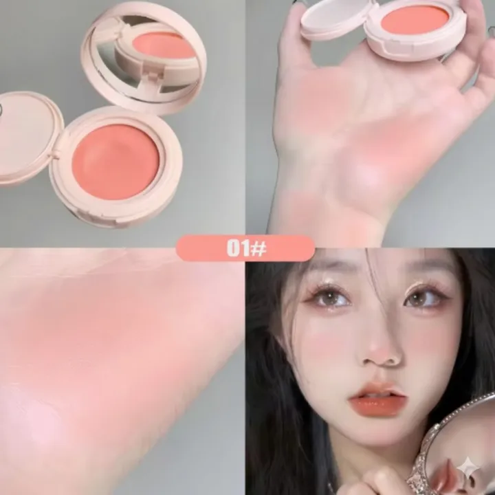 Glow Cushion Blush – Natural Soft Matte Cream Blusher for Radiant ...