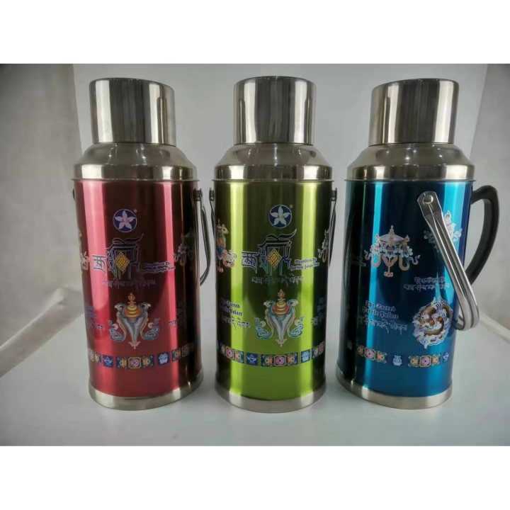 Steel Astamangala Design Vacuum Flasks Thermos 3 ltr | Daraz.com.np