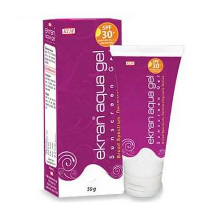 Ekran Aqua Gel Sunscreen, SPF 30, 50G, Klm | Daraz.com.np