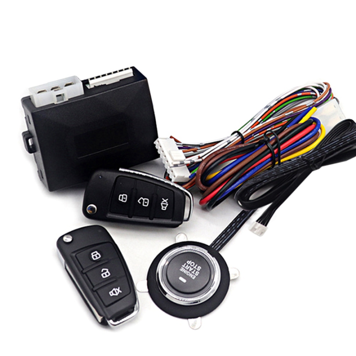 Universal Car Alarm with Autostart Intelligent Ignition System Remote ...