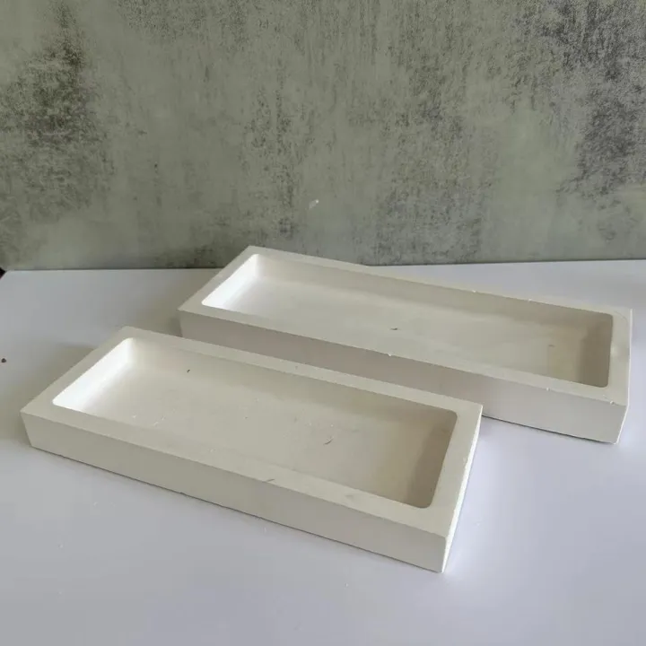 Silicone material Rectangular plate plaster mold Precise Mold size ...