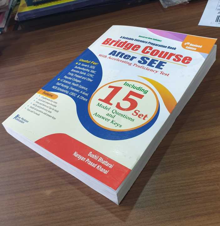 Bridge Course After SEE Exam, Entrance Preparation Book for Grade 11 By ...