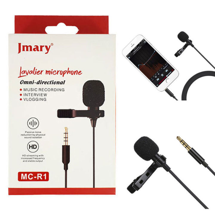 JMARY MC-R1 Lavalier Mic -3.5mm | Daraz.com.np