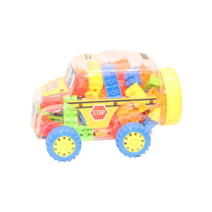 Multicolor Back To School Blocks Car | Daraz.com.np