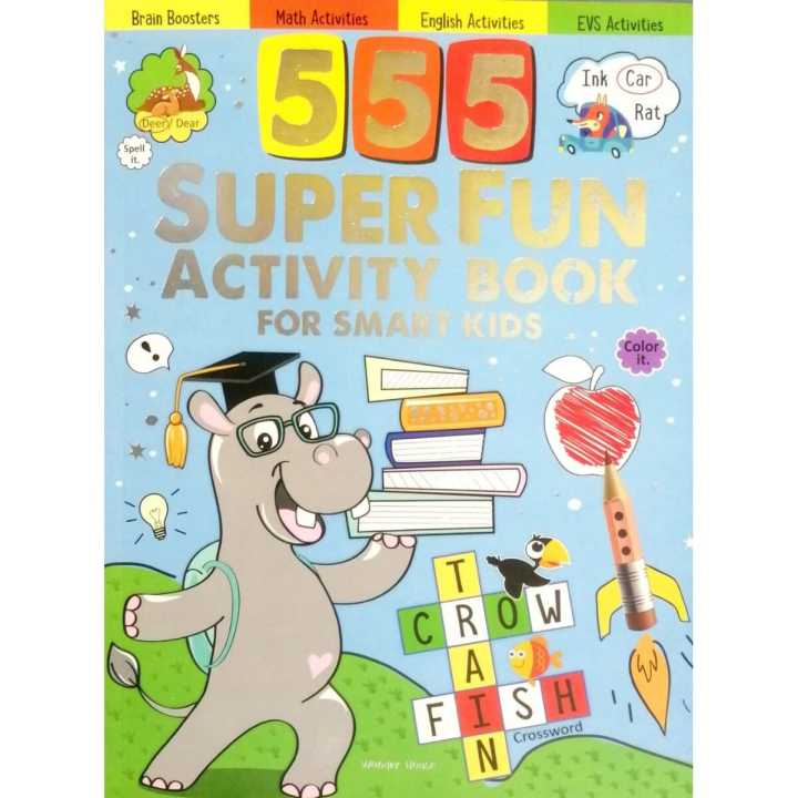 555 Superfun Activity Book For Smart Kids | Daraz.com.np