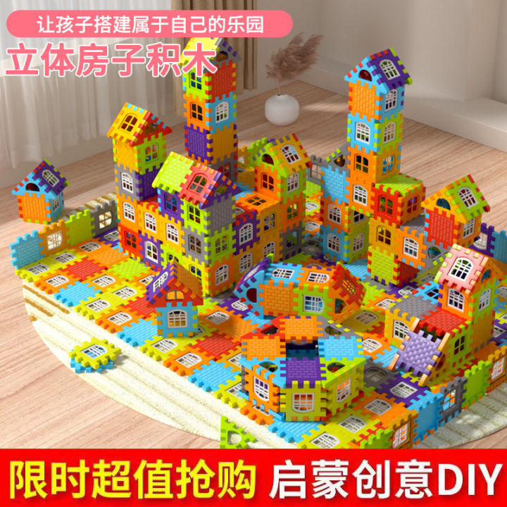 Kids toys Compatible with LEGO building blocks New Large House Building ...