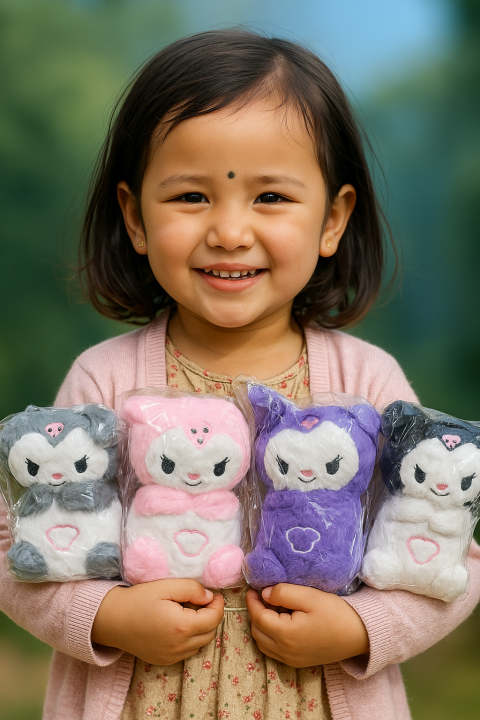 30cm Breathing Teddy Bear Otter Plush Toy – Super Soft Multi-Color ...