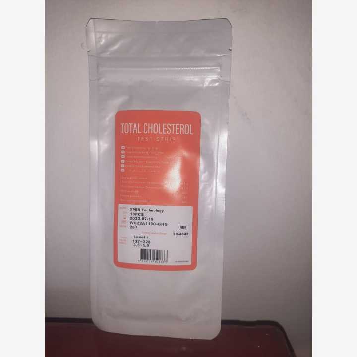 Total Cholesterol (Test Strip)Xper Tecnology | Daraz.com.np
