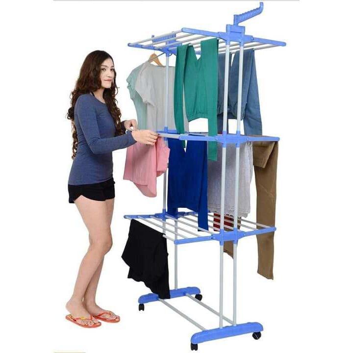 Folding Drying Clothes Rack 3 Layer | Daraz.com.np