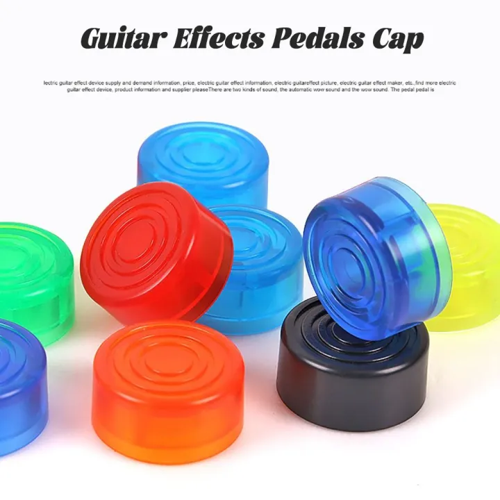 High Quality ABS Guitar Effects Pedals Cap Multi Color Guitar Effects ...