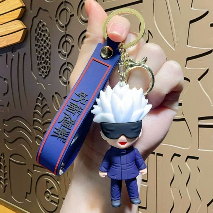 Gojo Anime Jujutsu Kaisen Keychain Sukuna Yuji Itadori Megumi Keyring ...