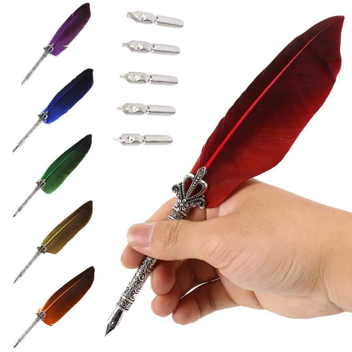 New Signature European Gift Box Vintage Quill Scuba Dive Writing ...