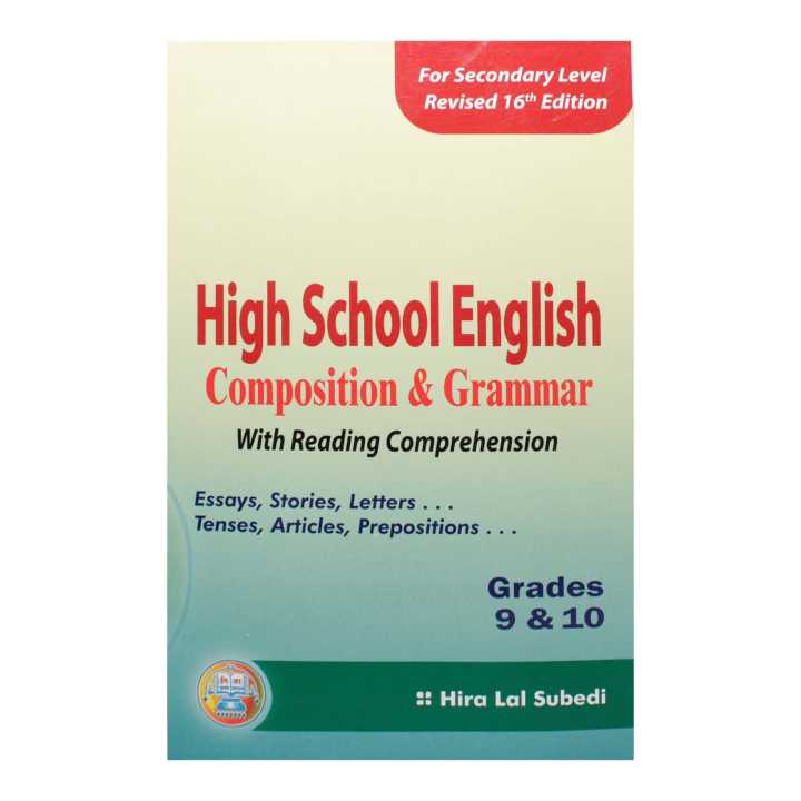 High School English Composition & Grammer With Reading Comprehension ...