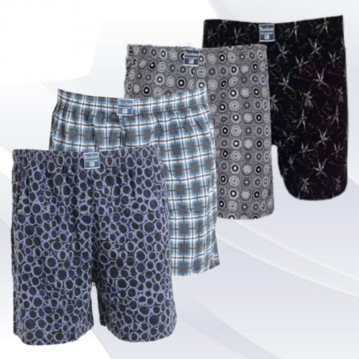 Multi-Color Roober Cotton Boxer - Underwear For Men - 4 Pack | Daraz.com.np