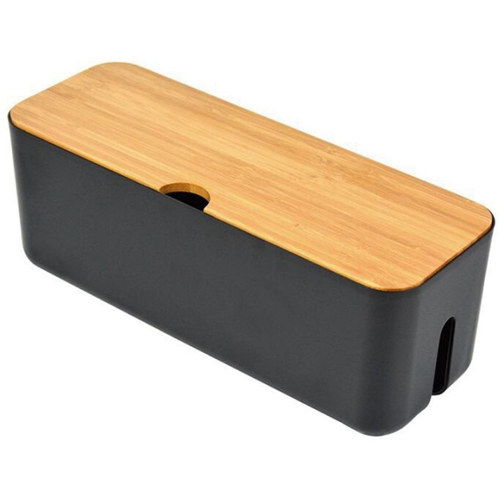 Cable Storage Box Power Strip Wire Case Anti Dust Charger Socket ...