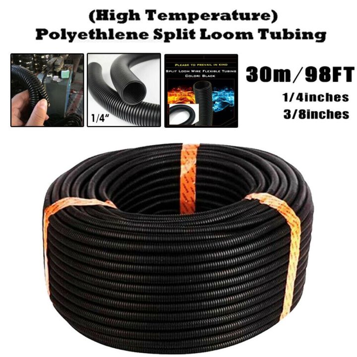 Kqueebee 1X30M Split Wire Protective Tube Conduit Hose Cover Electrical ...
