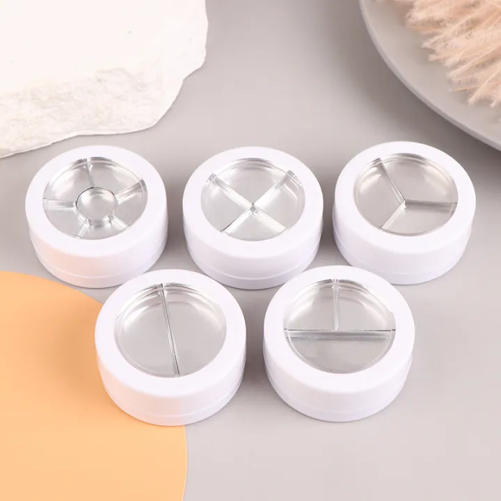 Empty Eye Shadow Case Makeup Palette Box Plastic Skylight Clear Lid ...