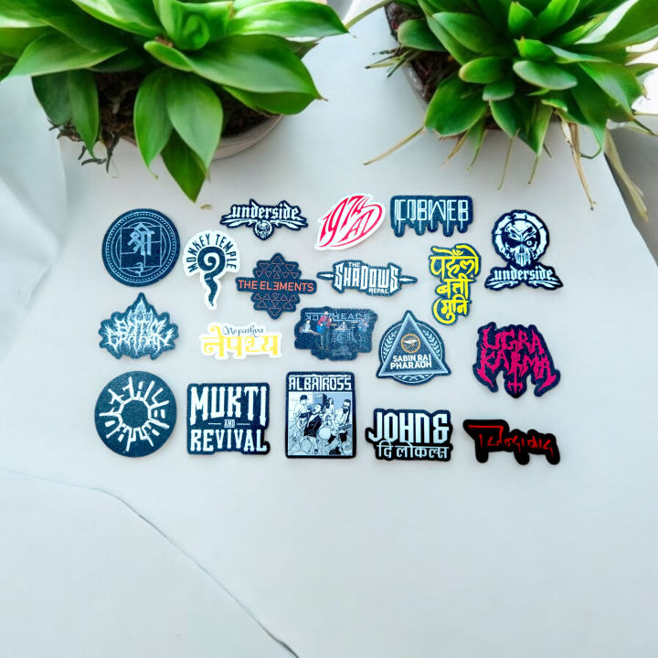 Nepali Band Stickers Pack Of 20 PCs | Daraz.com.np