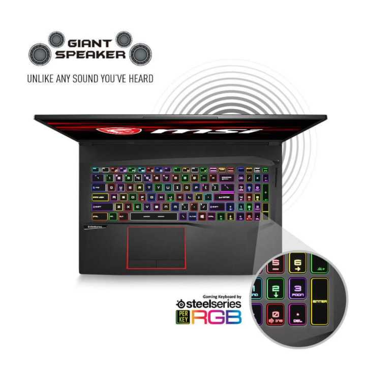 MSI GE75 RAIDER I7 9TH GEN/ 512GB SSD/ 32GB RAM/ RTX 2080/ 17.3" 144Hz ...