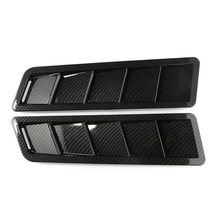 (GGBR)-Car Hood Air Intake Scoop, Vent Louver Cooling Panel, Hood Air ...