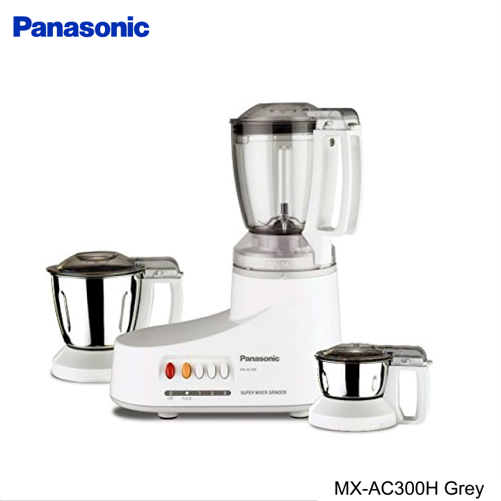 Panasonic MX-AC300H Grey 550W Super Mixer Grinder With 3 Jars | Daraz ...