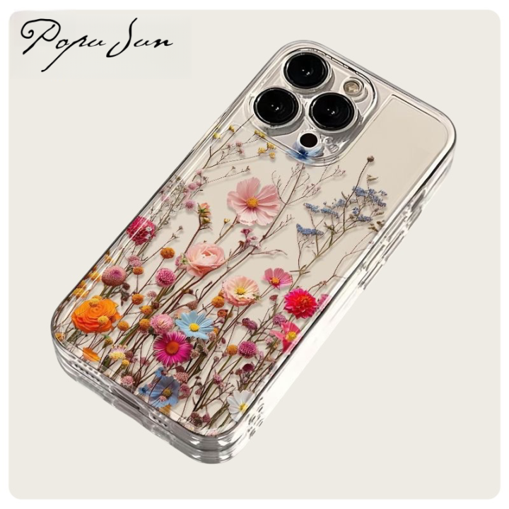 Soft Bottom Case AX 15 13 14 Phone Case For Transparent Flower Flower ...