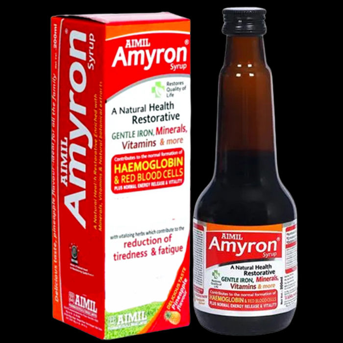 Iron Supplement - Amyron Multivitamins Syrup For Hemoglobin with 34 ...