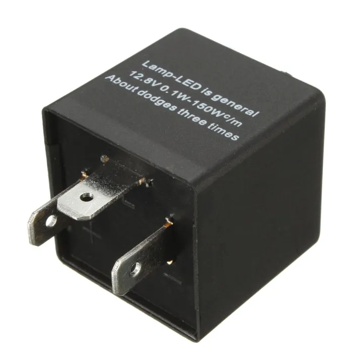 12V 3 Pin LED Adjustable Car Flasher Relay For Turn Signal Light ...