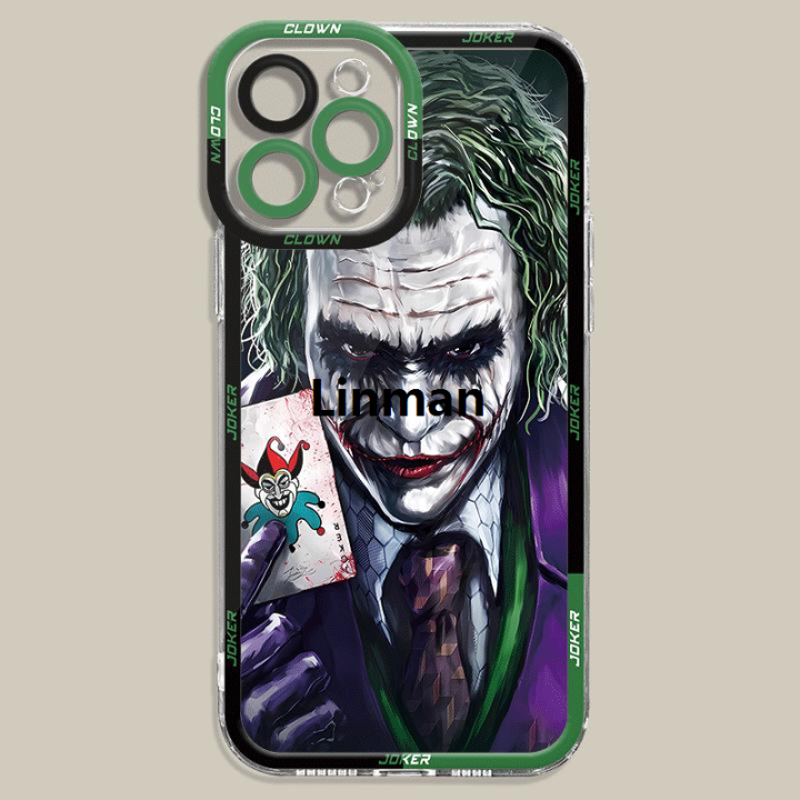 DC Movie J-Joker Phone Case for Apple iPhone 15 Pro Max 13 14 Plus 12 ...