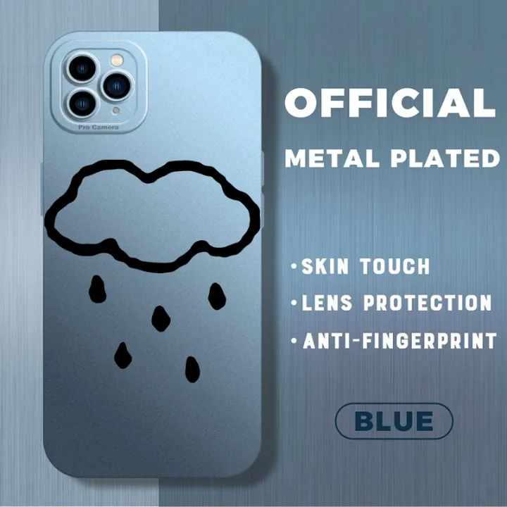 iphone13 rainy weather Pattern Soft Case Phone Casing Camera Lens ...