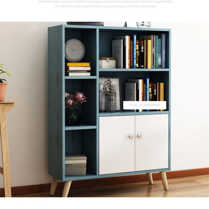 Kamakhya Decor New Modern Simple Bookcase Indoor Floor Storage Cabinet ...
