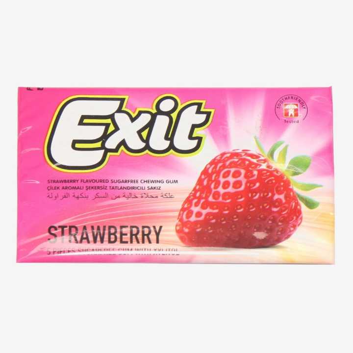 Exit Strawberry Chewing Gum 5 Pieces 11gm | Daraz.com.np