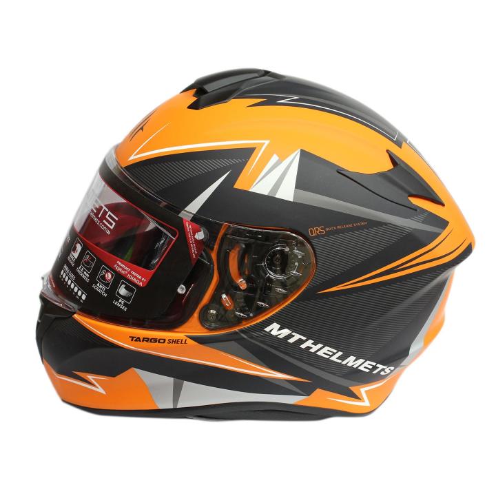 MT Orange/Black Orion B1 Targo Helmet | Daraz.com.np