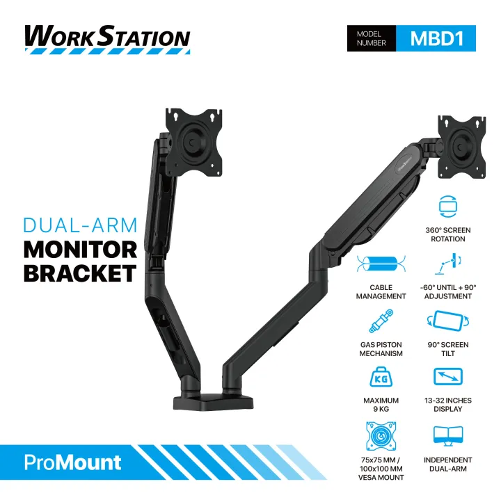 Fantech ProMount MBD1 – Elite Workstation Monitor Bracket | Daraz.com.np