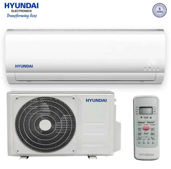 Hyundai Air Conditioner 1.0 Ton , 12000 Full BTU , With Golden Fin ...