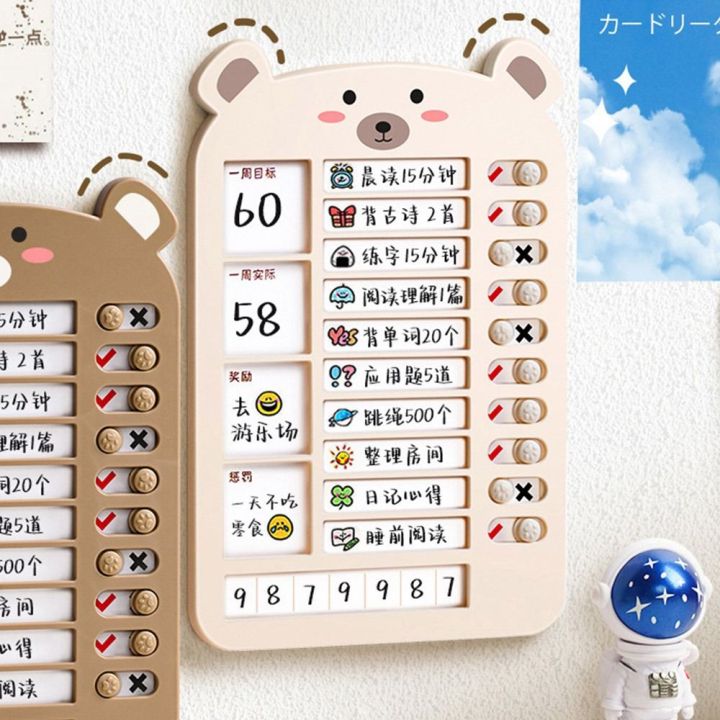 Gift Wall Hanging Self-discipline Memo Stationary Supplies Space Saving ...