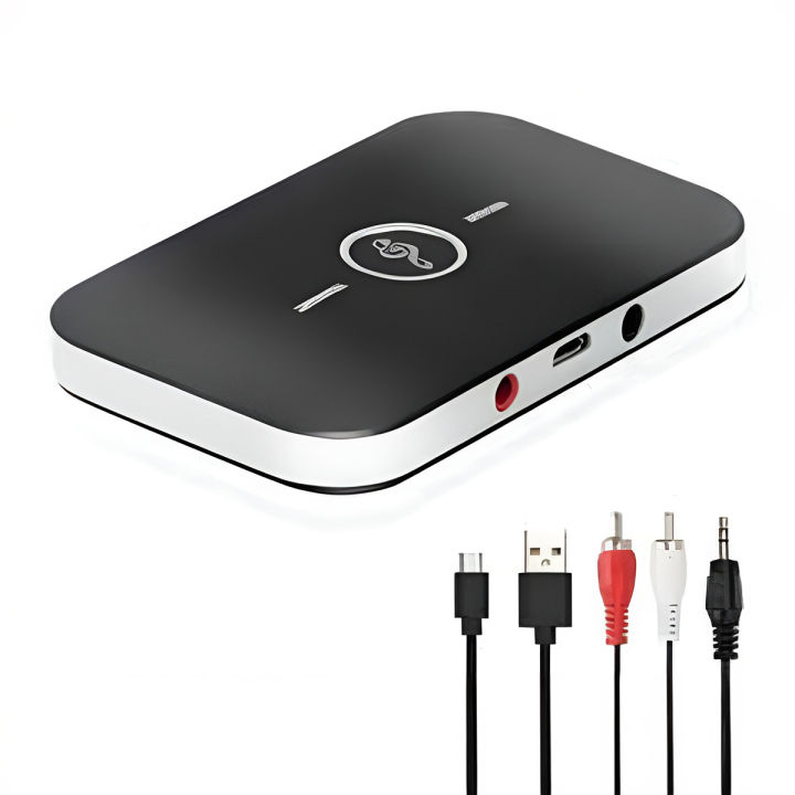 Bluetooth Transmitter Receiver, 2-in-1 Wireless Bluetooth Audio Adapter, 3.5mm AUX RCA Adapter ...