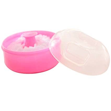 Baby Flush Box Baby Powder Case Puff Sponge Container Case Box | Daraz ...